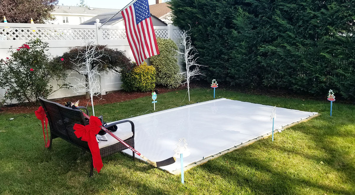 How to Build a Home Hockey Rink For Under $1000 – PolyGlide Ice