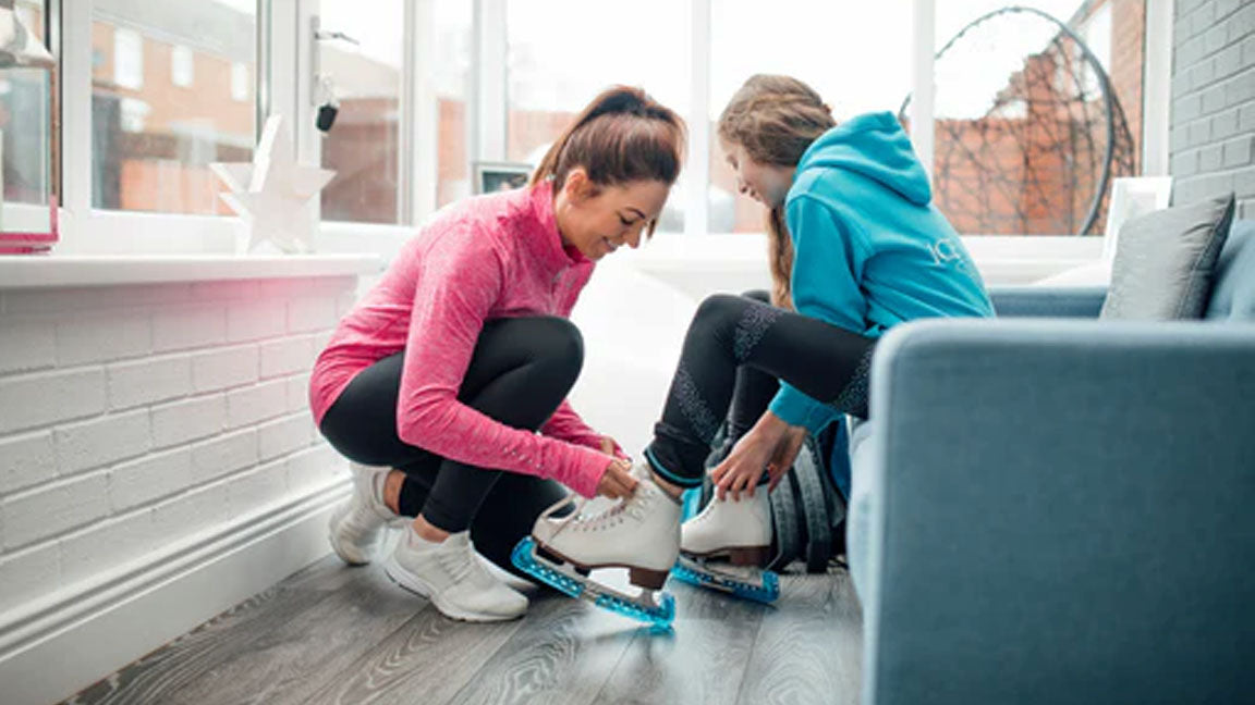 Ice Skating Lessons At Home Made Easy with Synthetic Ice – PolyGlide Ice