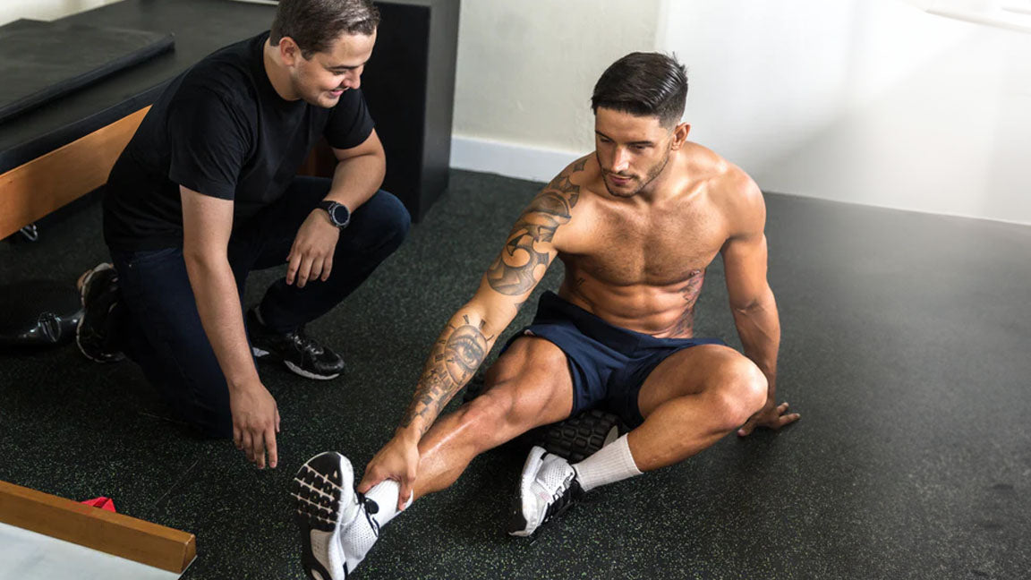 Sports Physical Therapy With Slide Boards And Synthetic Ice – PolyGlide Ice