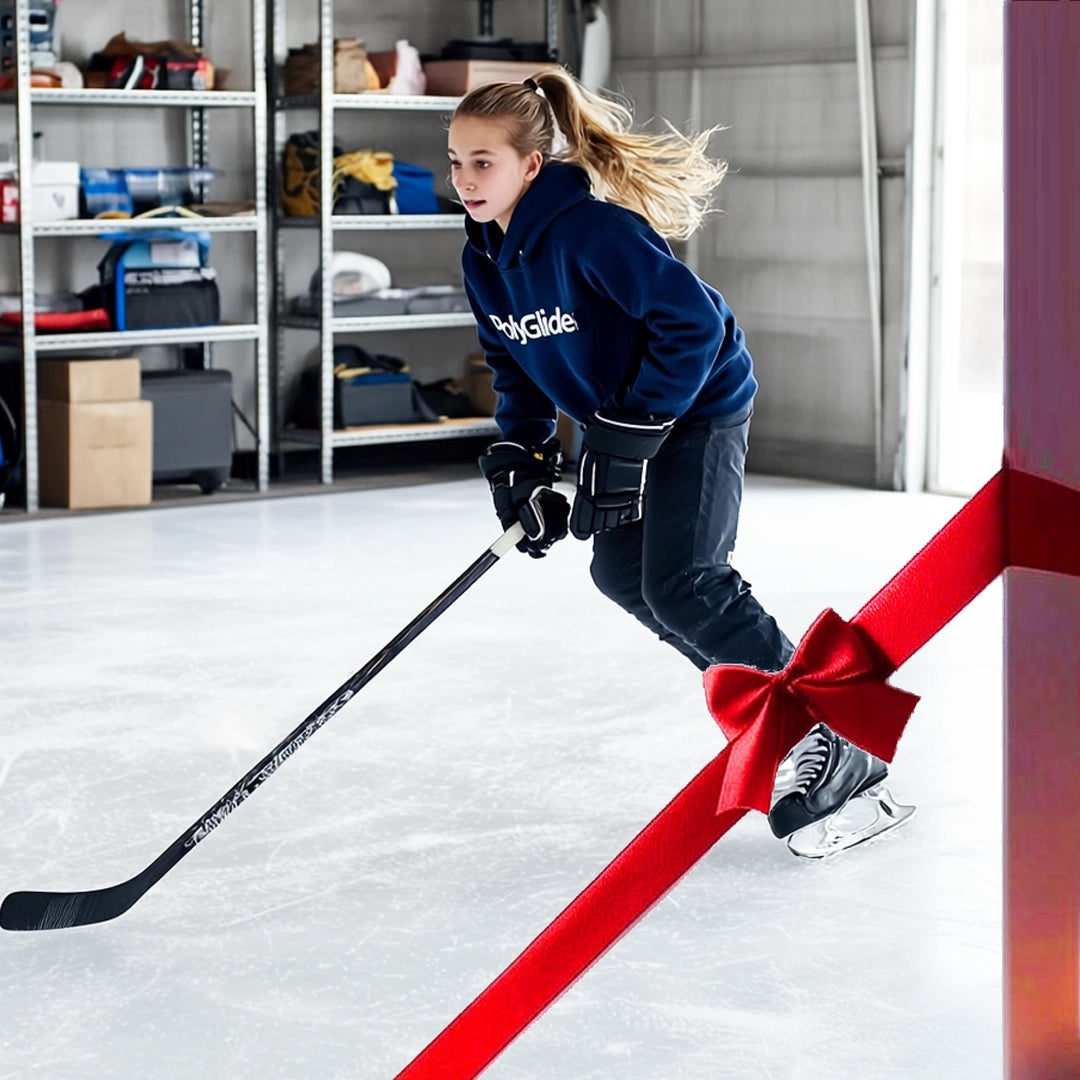 Synthetic Ice Power-Pack Rink by PolyGlide Ice